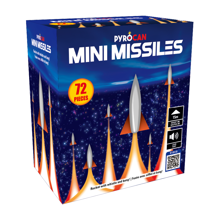 MINI MISSILES 12-PACK| pyrocan