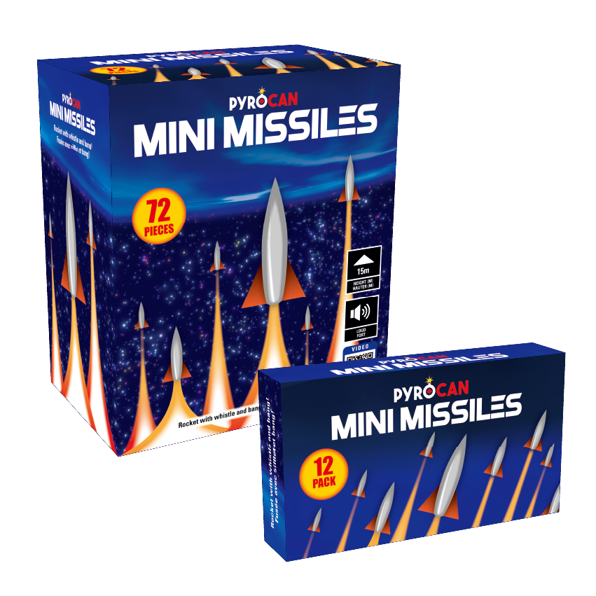 MINI MISSILES 12-PACK| pyrocan