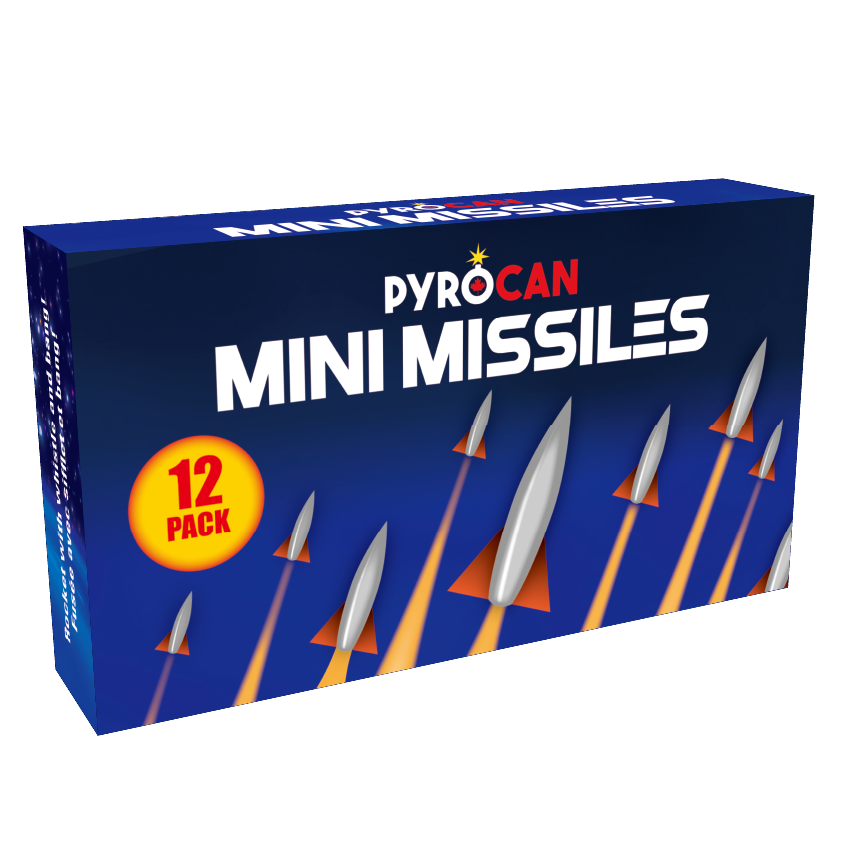 MINI MISSILES 12-PACK| pyrocan
